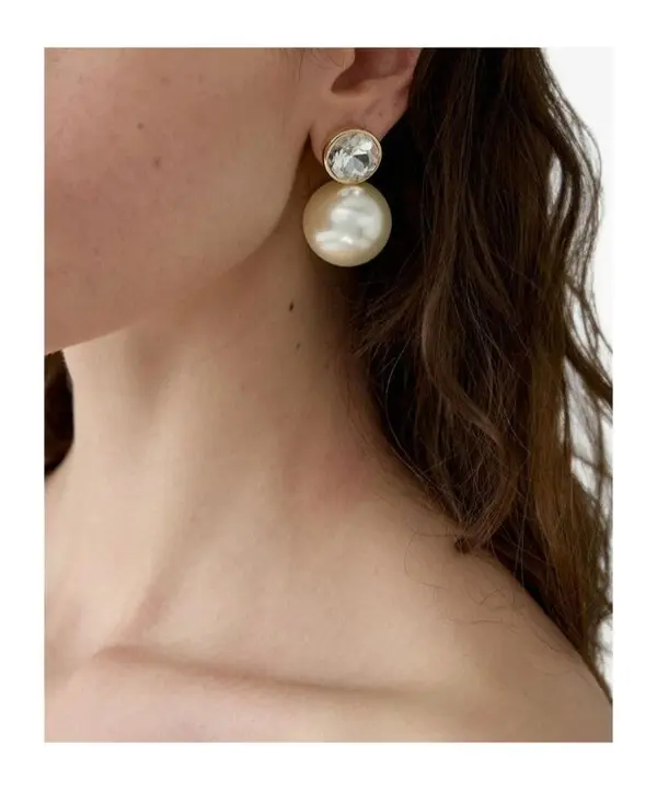 Carolina Herrera Spherical Pendant Earrings
