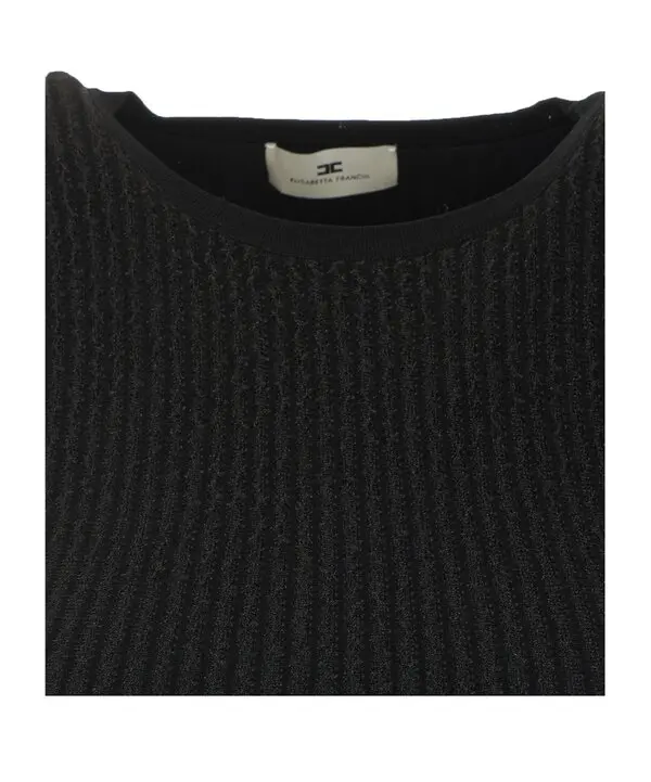Elisabetta Franchi Ribbed Sleeveless Knit Top