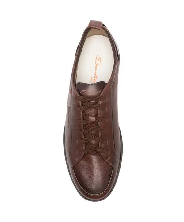 Santoni Round-toe Lace-up Shoes