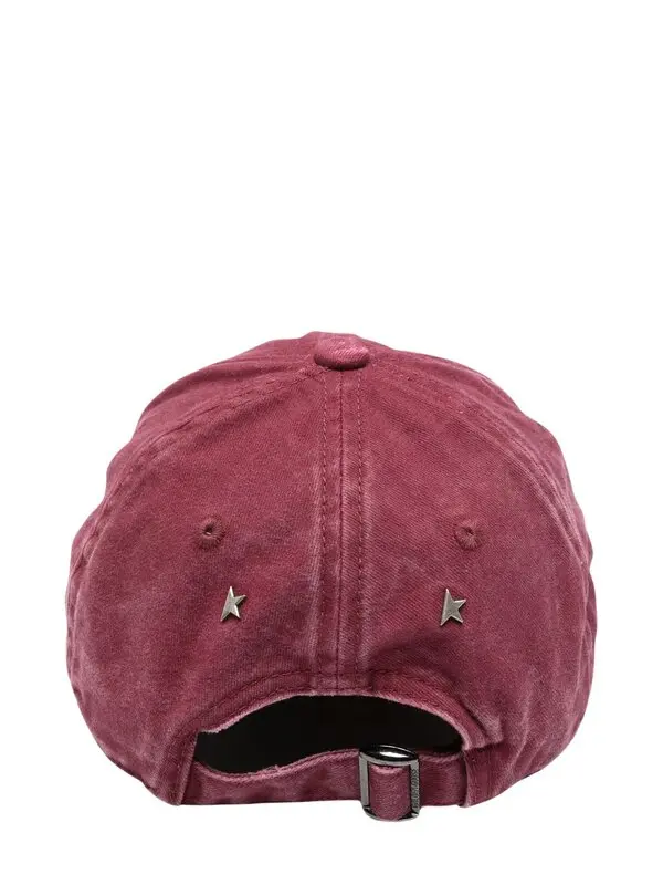 GOLDEN GOOSE Logo-patch Star-stud Baseball Cap