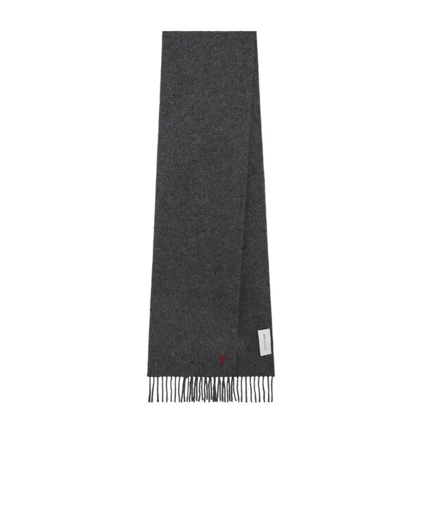 AMI Paris Tasseled Scarf