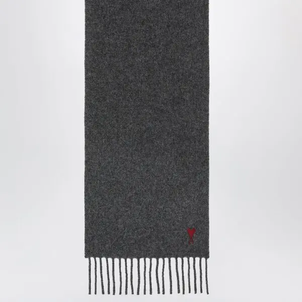 AMI Paris Tasseled Scarf
