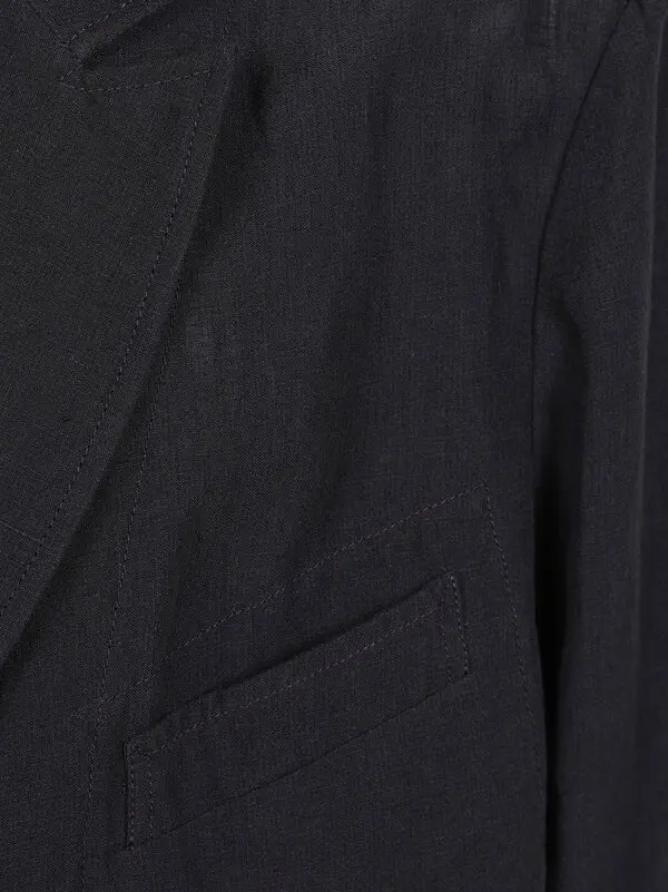 ZIGGY CHEN Puppytooth Three Button Blazer