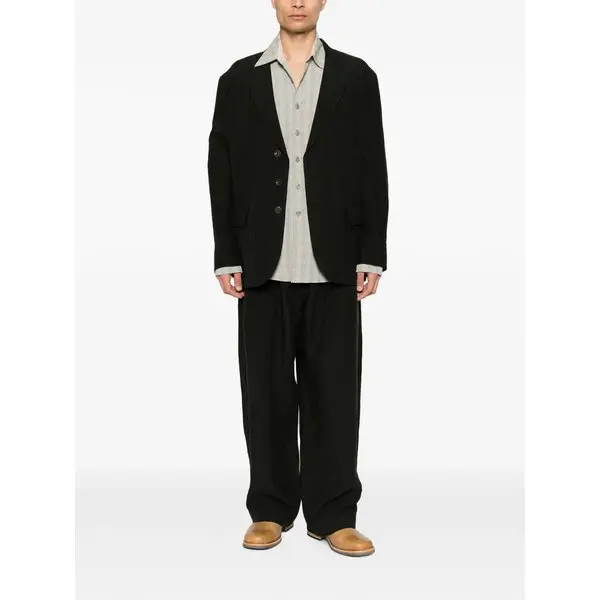 ZIGGY CHEN Puppytooth Three Button Blazer