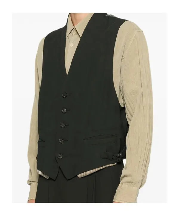 ZIGGY CHEN Patterned-back Waistcoat
