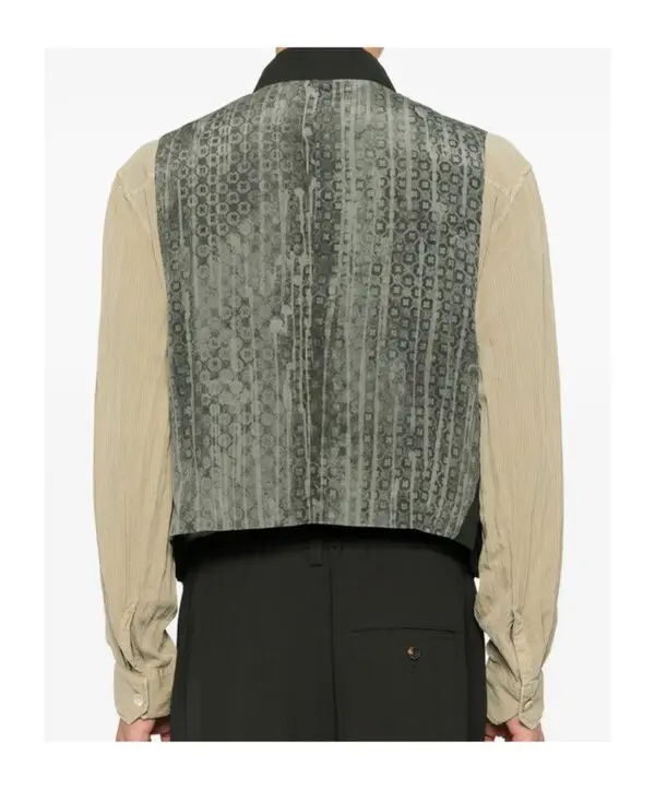 ZIGGY CHEN Patterned-back Waistcoat