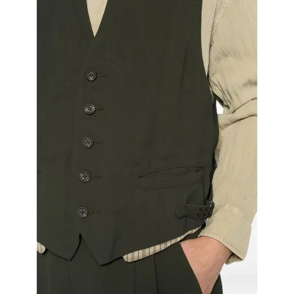 ZIGGY CHEN Patterned-back Waistcoat