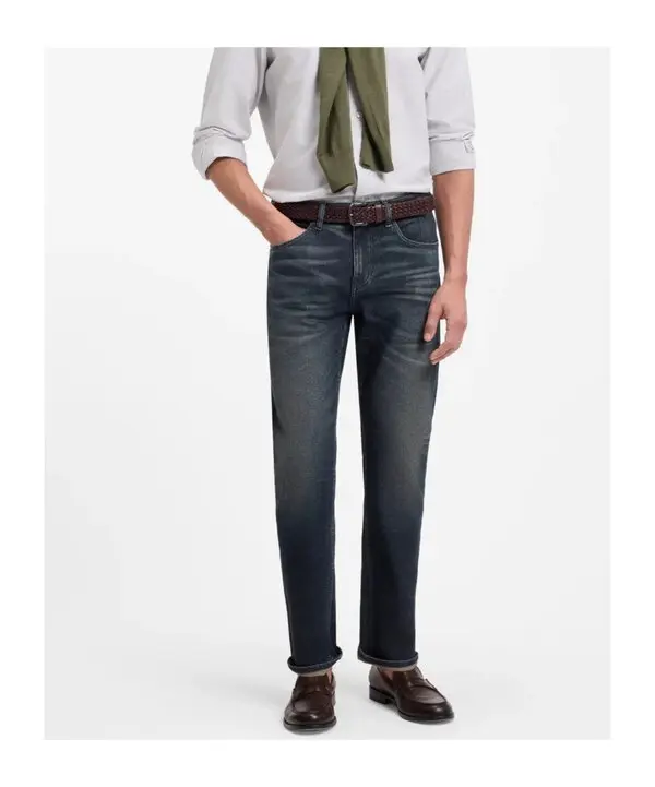 Hugo Boss Faded Whiskered Jeans
