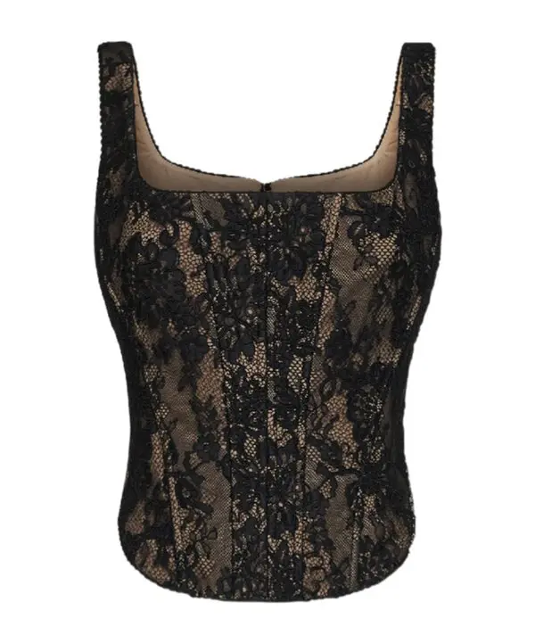 SELF-PORTRAIT Lace Corset Top
