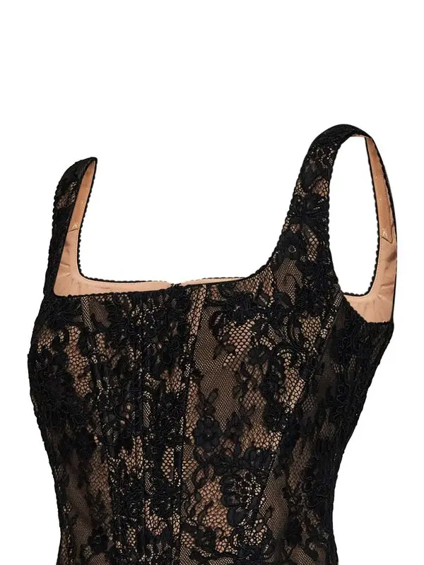 SELF-PORTRAIT Lace Corset Top