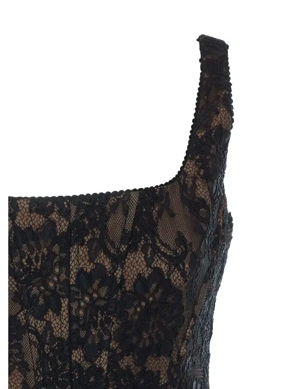 SELF-PORTRAIT Lace Corset Top