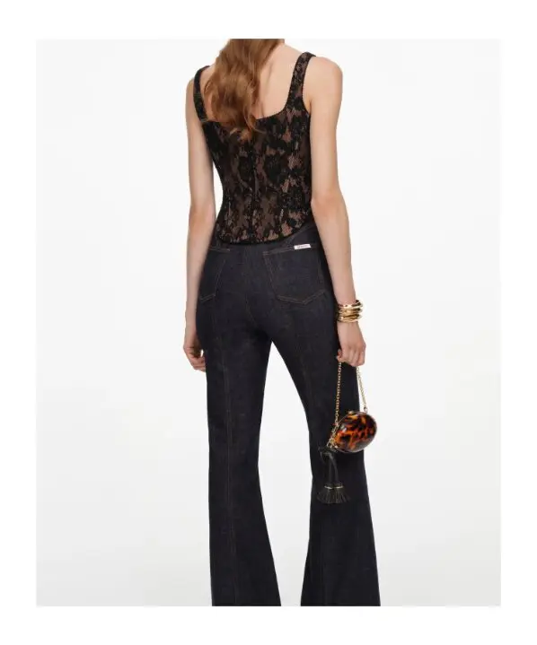 SELF-PORTRAIT Lace Corset Top