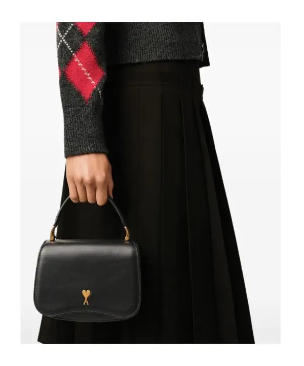 AMI Paris Flap Shoulder Bag