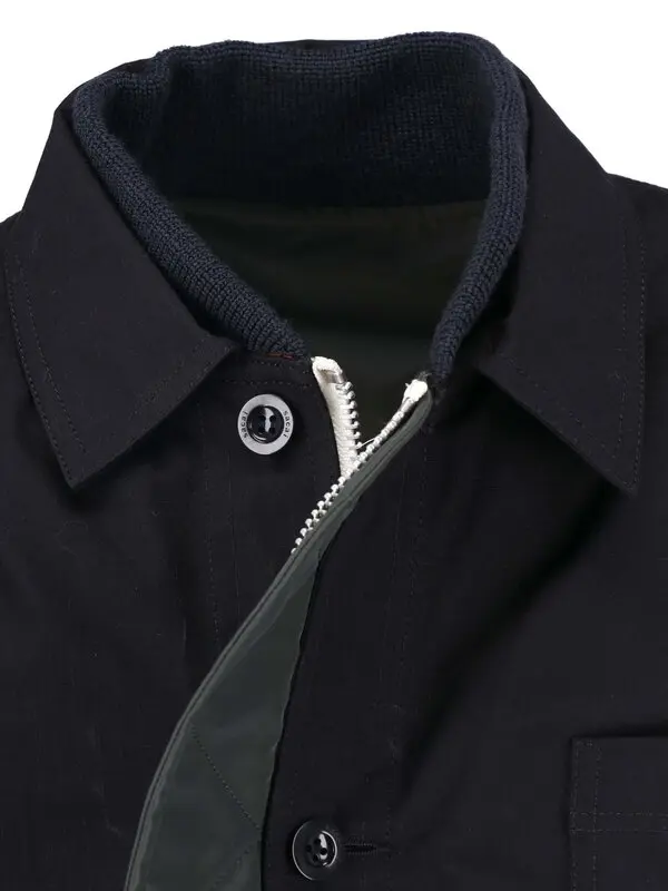 Sacai Rip Stop Reversible Blouson
