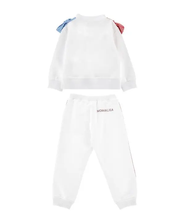 Monnalisa X Hello Kitty Graphic-print Tracksuit With Bow Detail