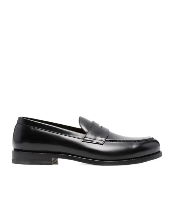 HENDERSON BARACCO Round-toe Loafers - Black