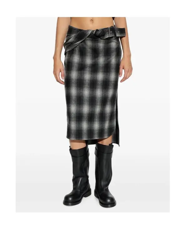 IRO PARIS Plaid Skirt