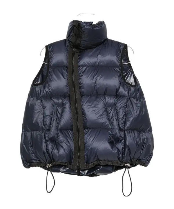 Sacai Quilted Zip-up Gilet - Black