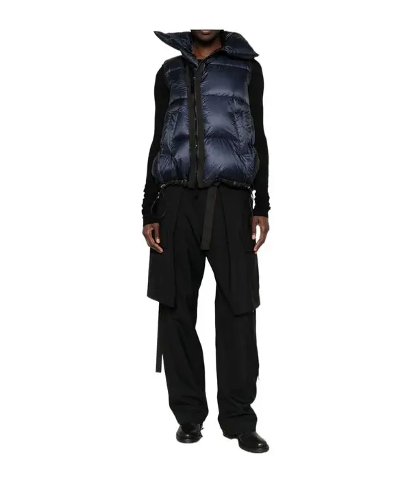 Sacai Quilted Zip-up Gilet