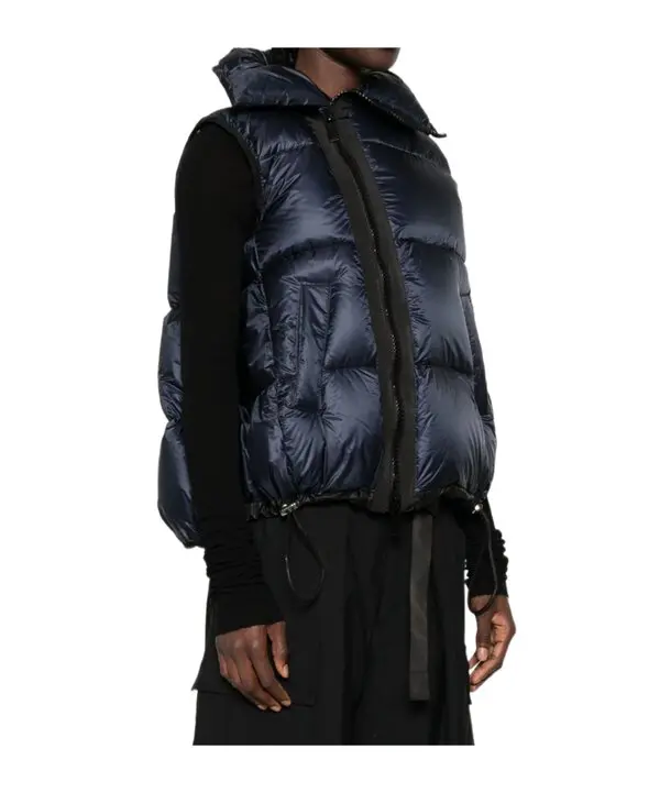 Sacai Quilted Zip-up Gilet