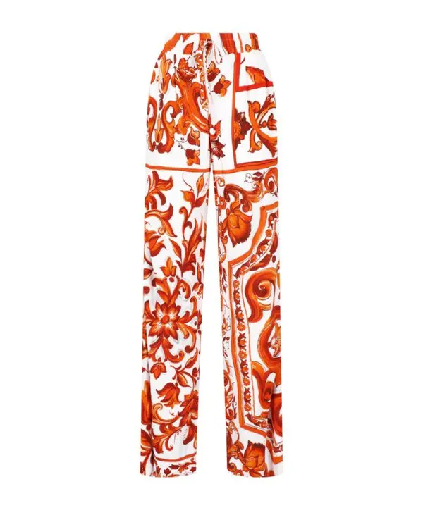 Dolce & Gabbana Printed Drawstring Trousers - No