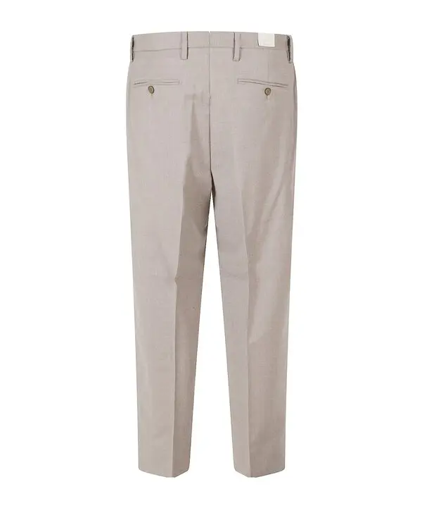 BRIGLIA 1949 Straight-leg Button-detail Trousers