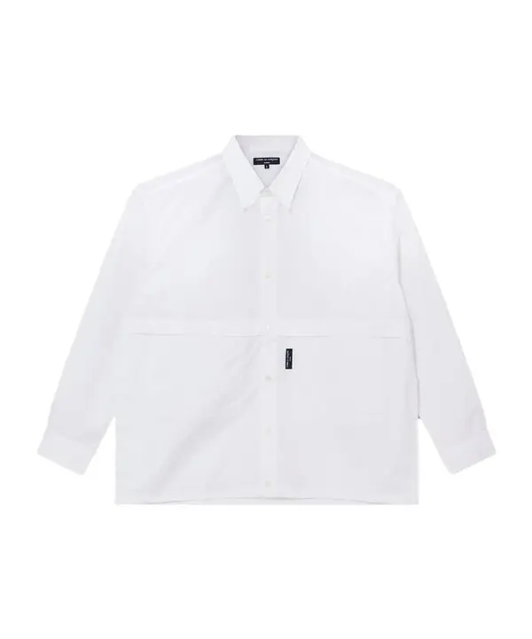 Comme Des Garçons Cotton Concealed Shirt - White