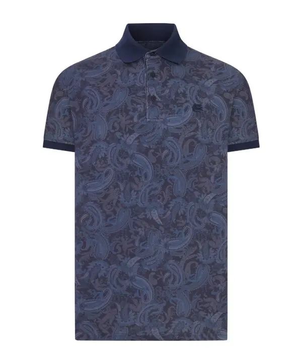 Etro Short-sleeved Polo Shirt - Blue