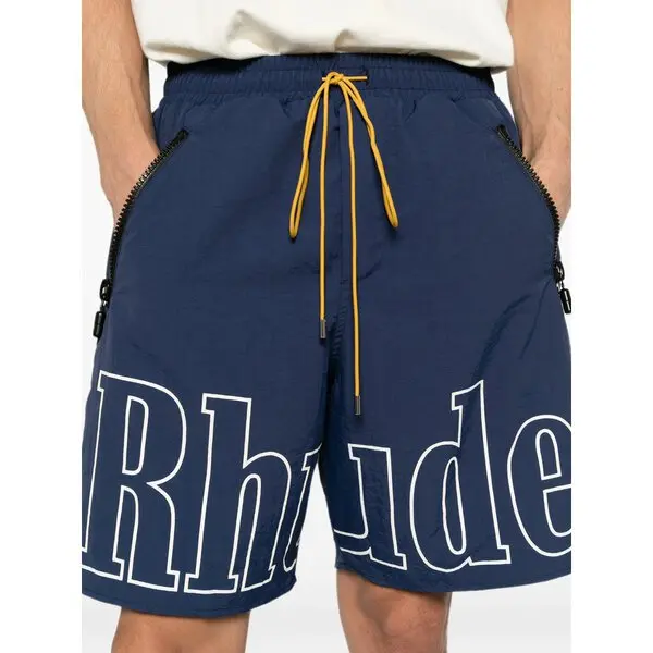 Rhude Drawstring Elastic-waist Shorts