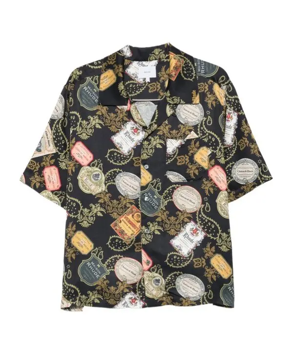 Rhude Short-sleeved Shirt - Black