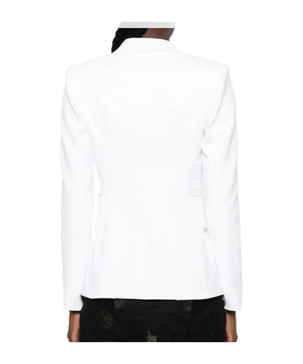 Elisabetta Franchi Notched Lapel Single-breasted Blazer