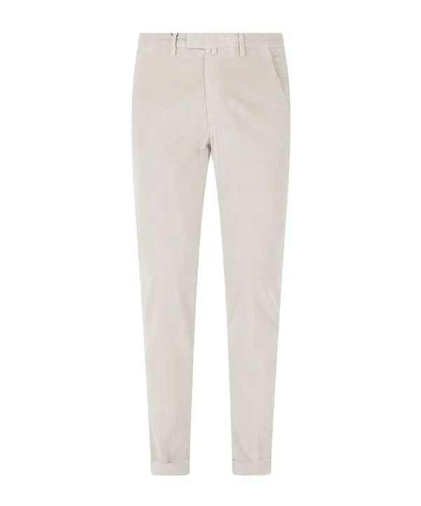 BRIGLIA 1949 Casual Trousers With Belt Loops - White