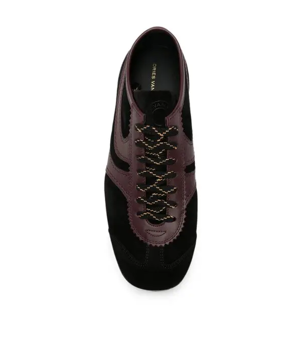 Dries Van Noten Lace-up Round Toe Sneakers