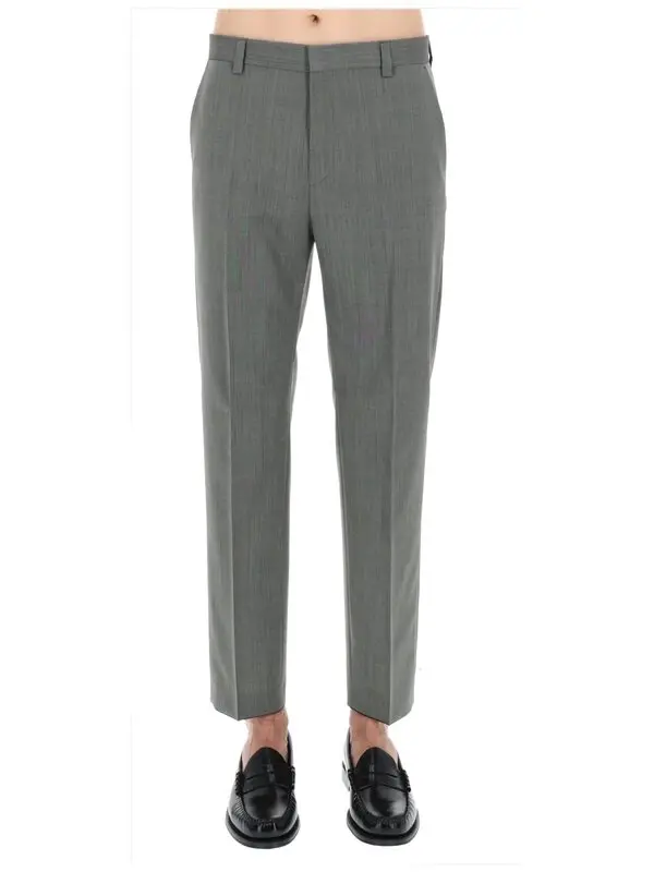 Hugo Boss Hugo Tailored Straight-leg Pants - Gray