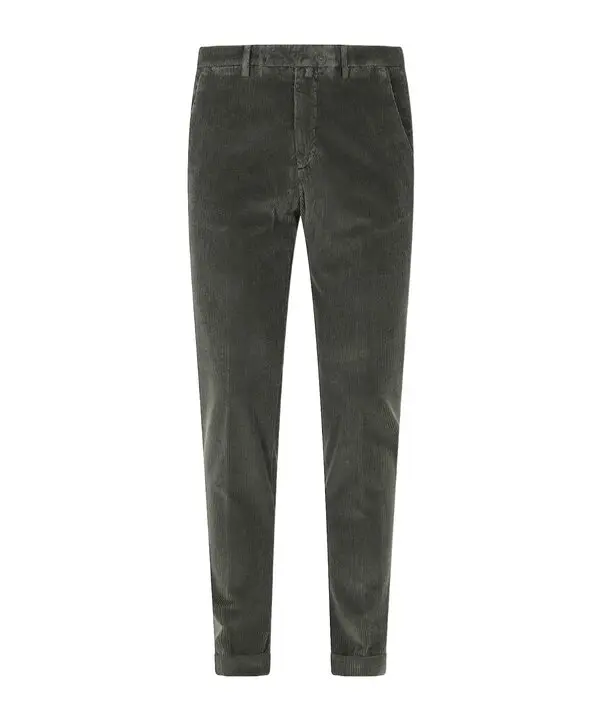 BRIGLIA 1949 Casual Trousers With Belt Loops - Black