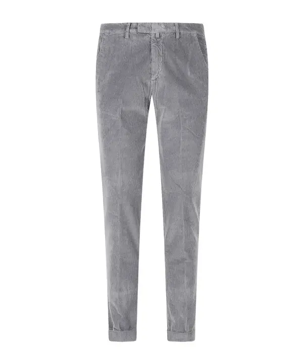 BRIGLIA 1949 Casual Trousers With Belt Loops - Gray