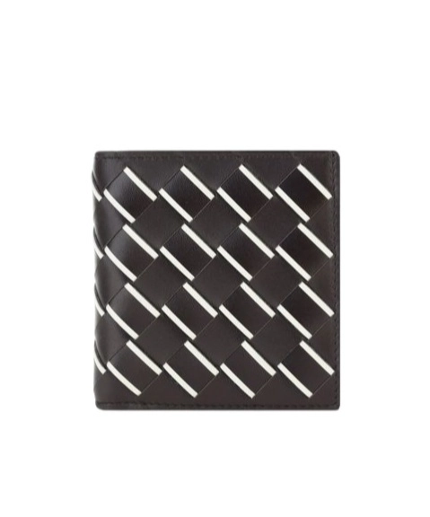 Bottega Veneta Intrecciato Calf Leather Cardholder - Black