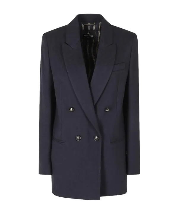Etro Long-sleeve Blazer - Black