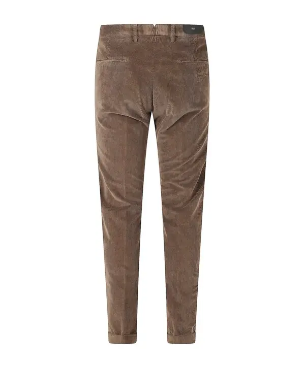 BRIGLIA 1949 Corduroy Trousers With Belt Loops