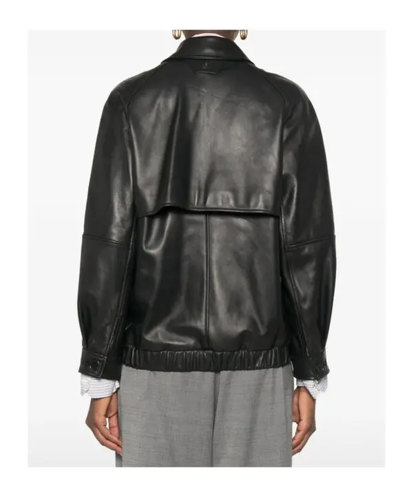 SALVATORE SANTORO Button-up Leather Jacket
