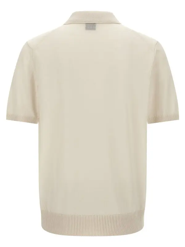 Hugo Boss H-lantoni Knitted Polo Shirt