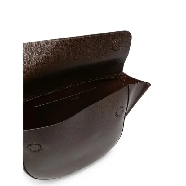 WANDLER Flap Handbag - Dark Brown