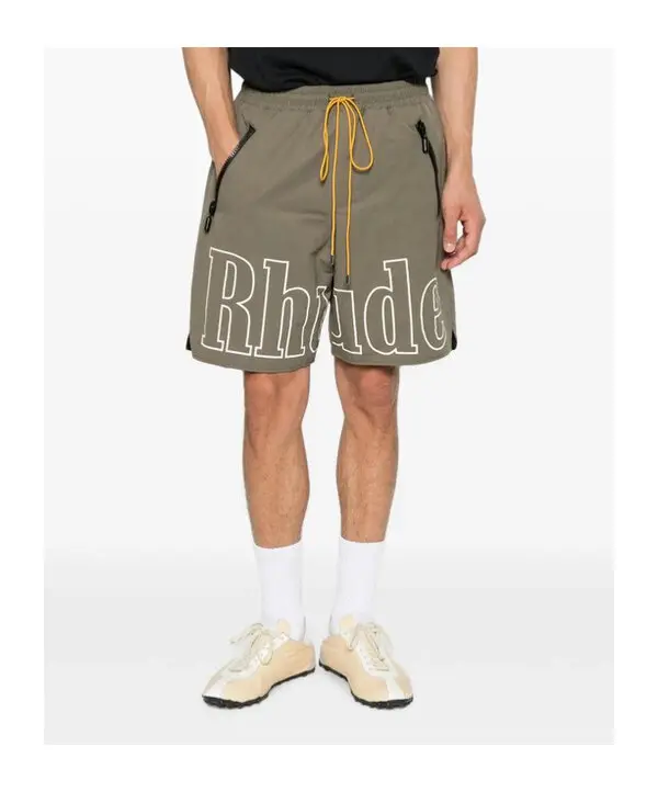 Rhude Drawstring Elastic-waist Shorts