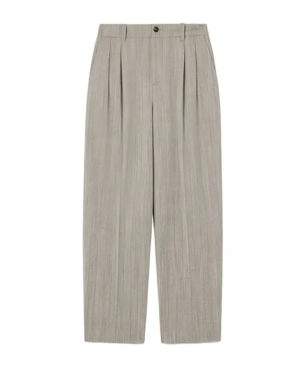 GOLDEN GOOSE Pleated Trousers - Off White