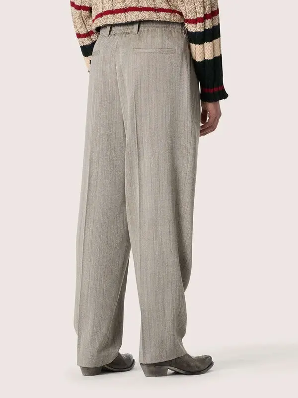 GOLDEN GOOSE Journey Relaxed Fit Pleated Trousers
