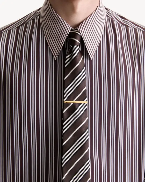Saint Laurent Striped Tie