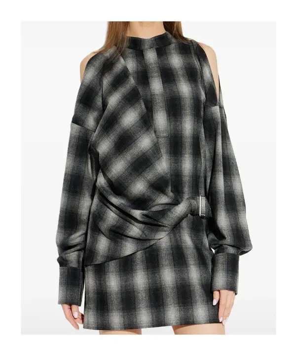 IRO PARIS Plaid Dress