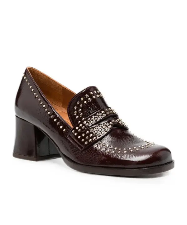 Chie Mihara Taleah Studded Leather Loafers