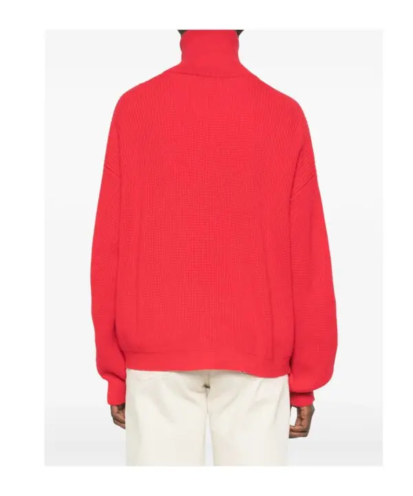 Malo Ribbed-knit Half-zip Sweater