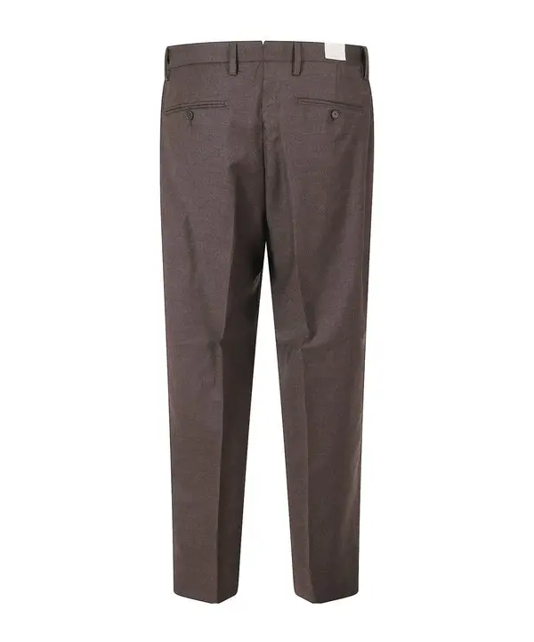 BRIGLIA 1949 Button-detail Straight-leg Trousers